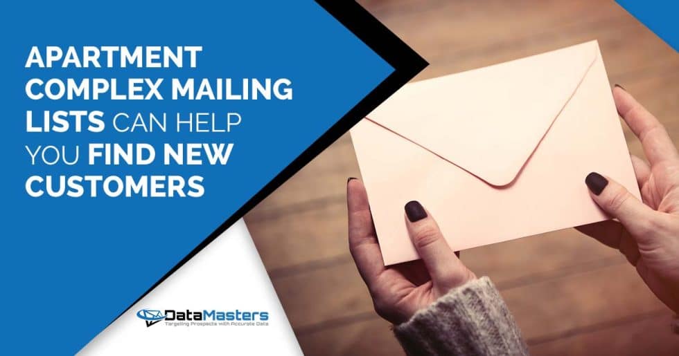 Apartment Complex Mailing Lists Can Help You Find New Customers