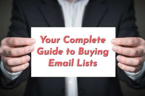 A Complete Guide to Buying Email LIsts | Grow Your Business with Email