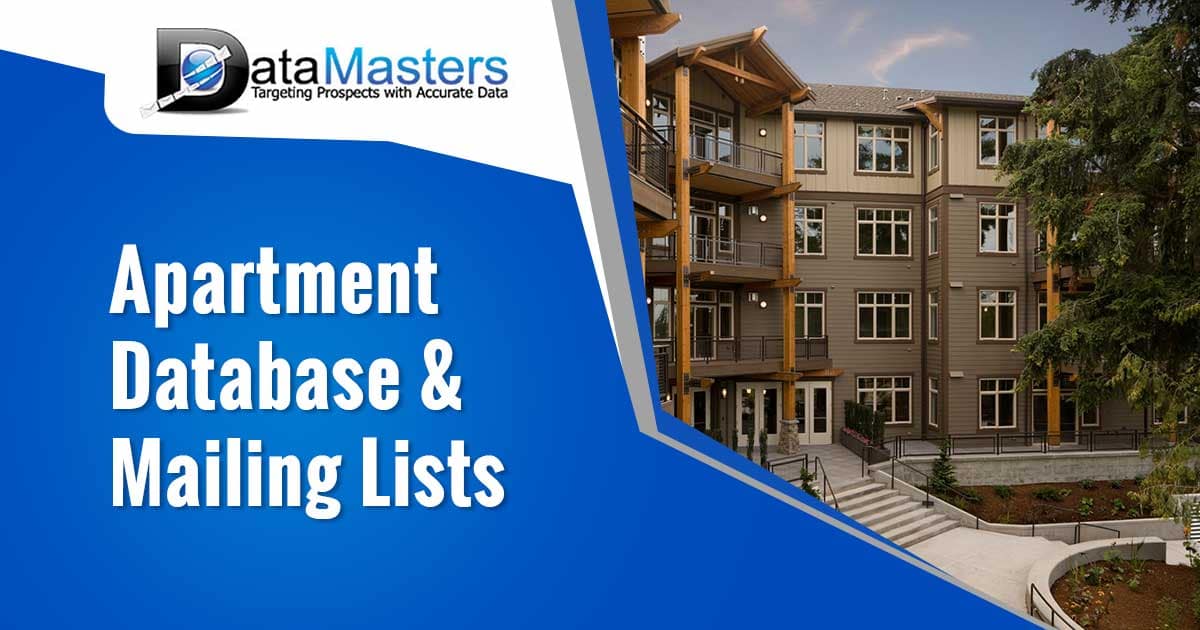 Apartment Database Mailing Lists | Reach Apartment Dwellers Fast & Easy Apartment Database Mailing Lists | Reach Apartment Dwellers Fast & Easy
