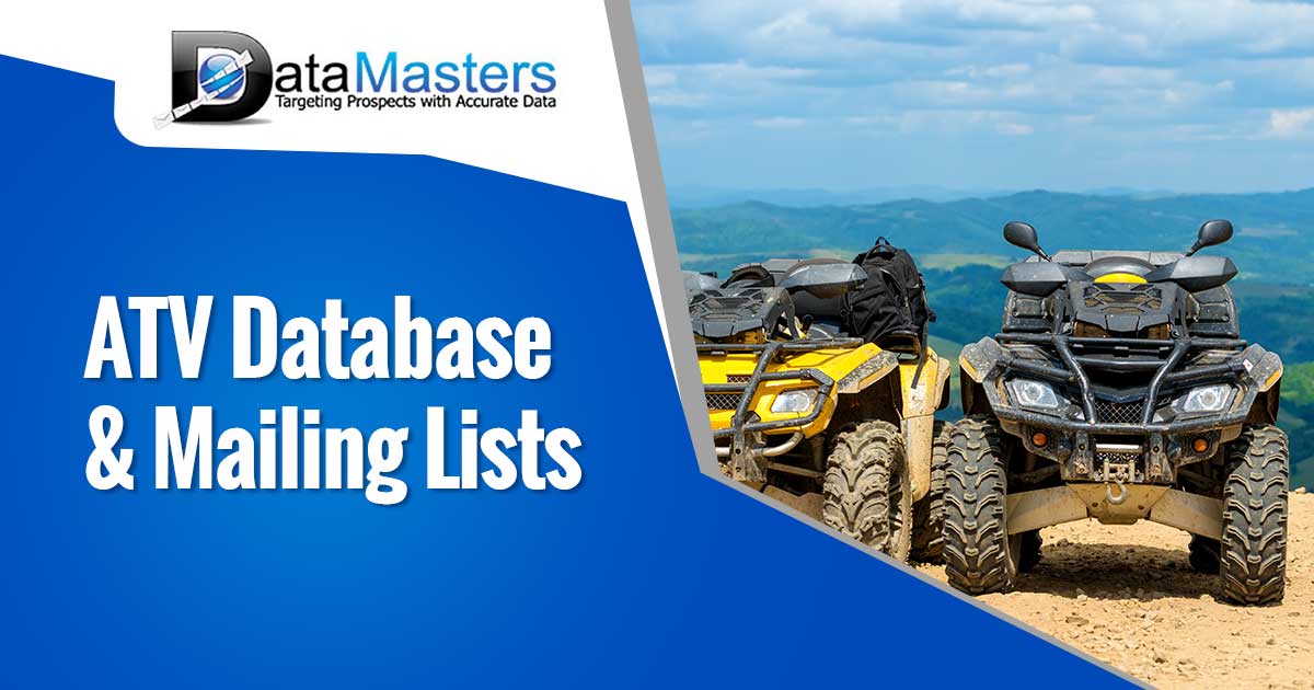 ATV Database Mailing Lists | Customizable Mailing Lists for ATV Owners ATV Database Mailing Lists | Customizable Mailing Lists for ATV Owners